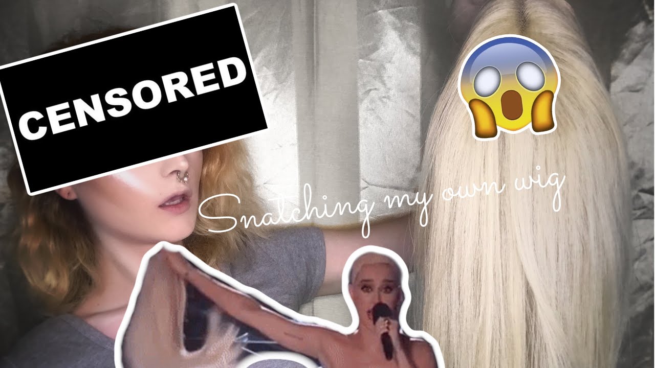 Snatching my own wig *Exposing myself!* - YouTube