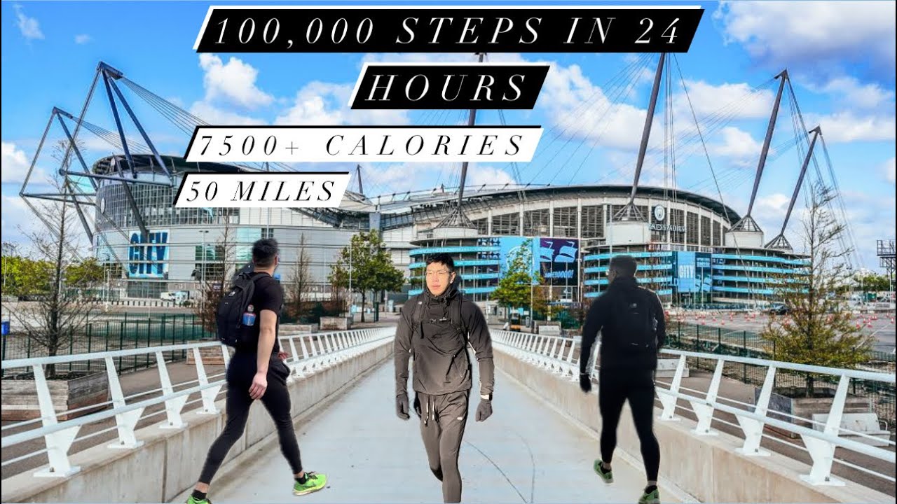 I Attempt to Walk 100,000 Steps In 24 Hours - YouTube