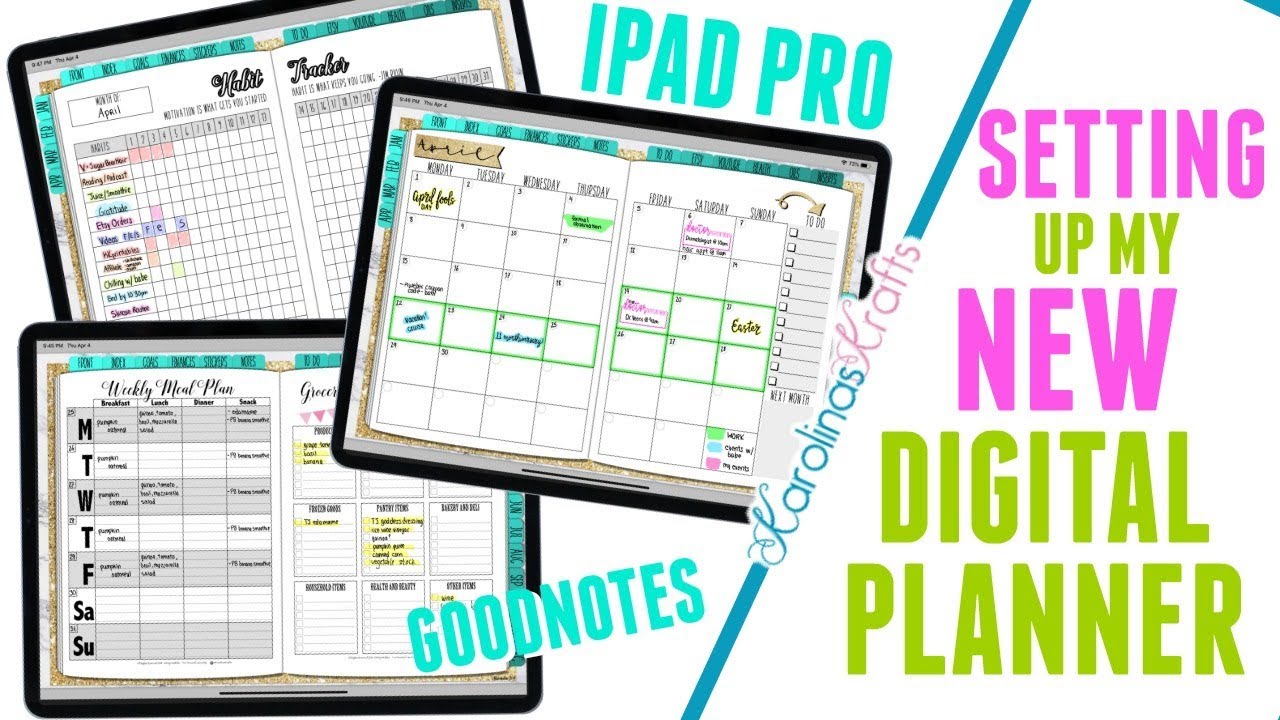 Setting up my New Digital Planner using Good Notes, Setting up my New ...