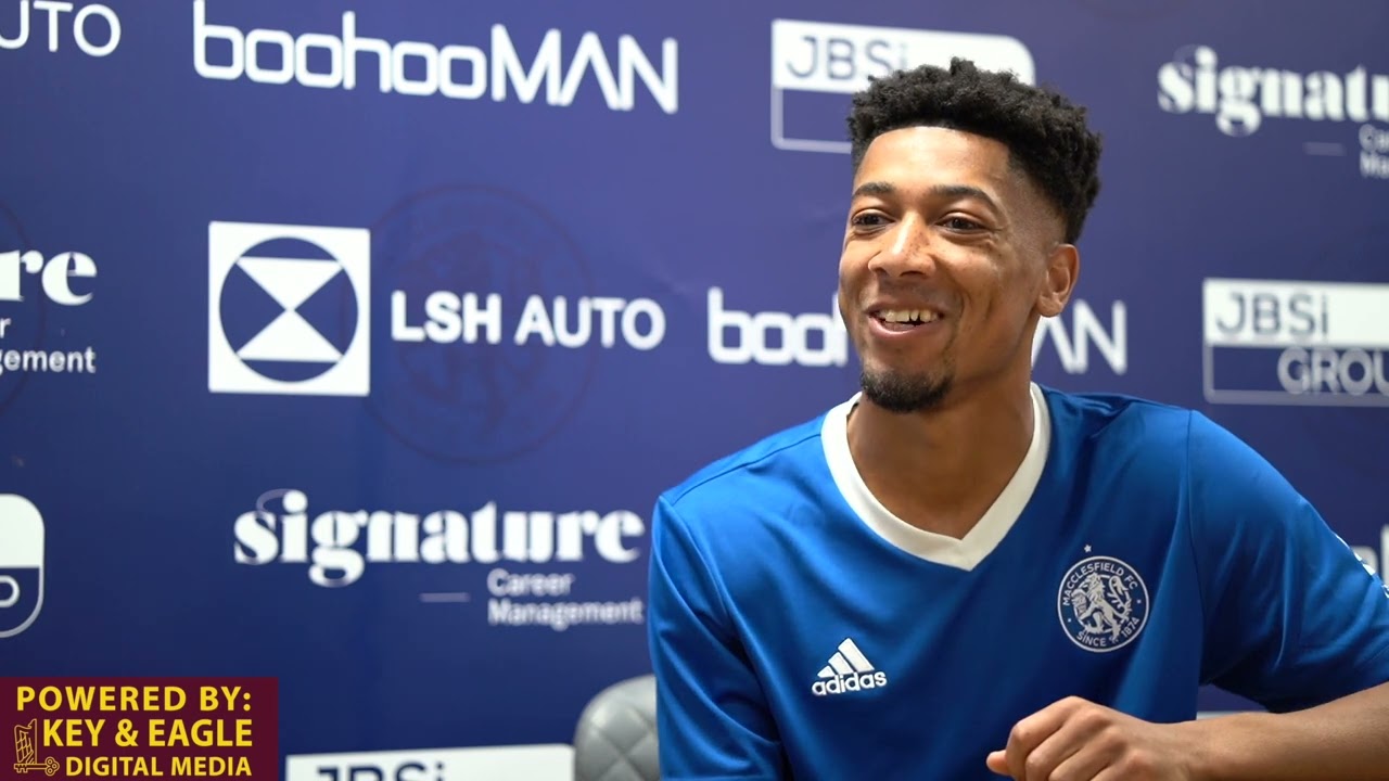 Tre Pemberton On Signing For The Silkmen - YouTube