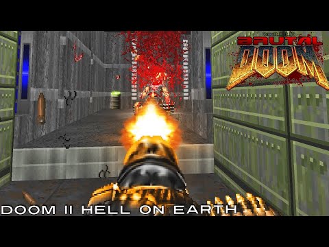 BRUTAL DOOM 2 Enhanced v19 - Levels 1-6 [HD] - YouTube