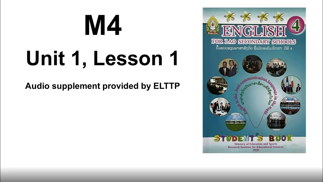 M4 Unit 1 Lesson 1 - YouTube
