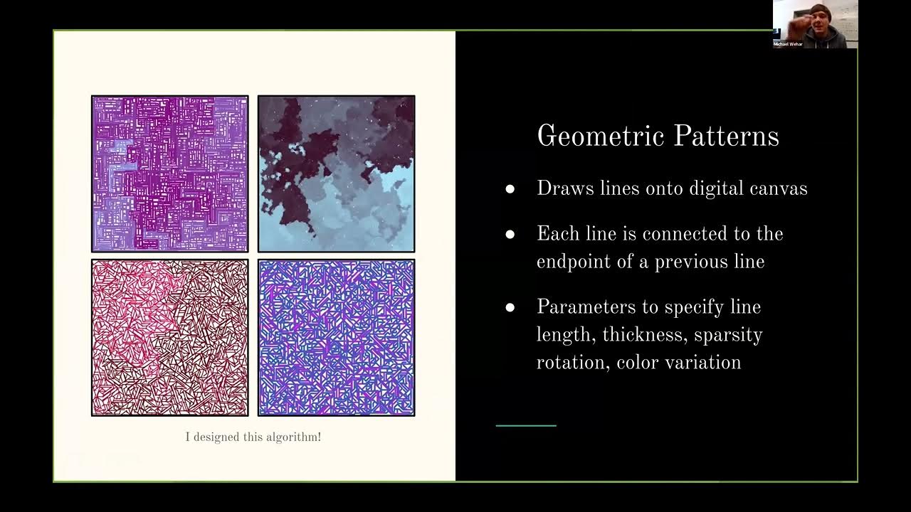 Short Talk for CS410 @ UMass Boston - Algorithmically Generated Artwork - YouTube