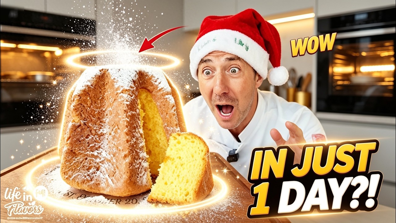 Homemade Pandoro in 1 Day — One Dough That ACTUALLY Works 🇮🇹 # ...