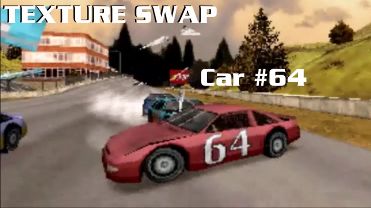 Destruction Derby 2 PS1: Texture Swap Car #64 - YouTube