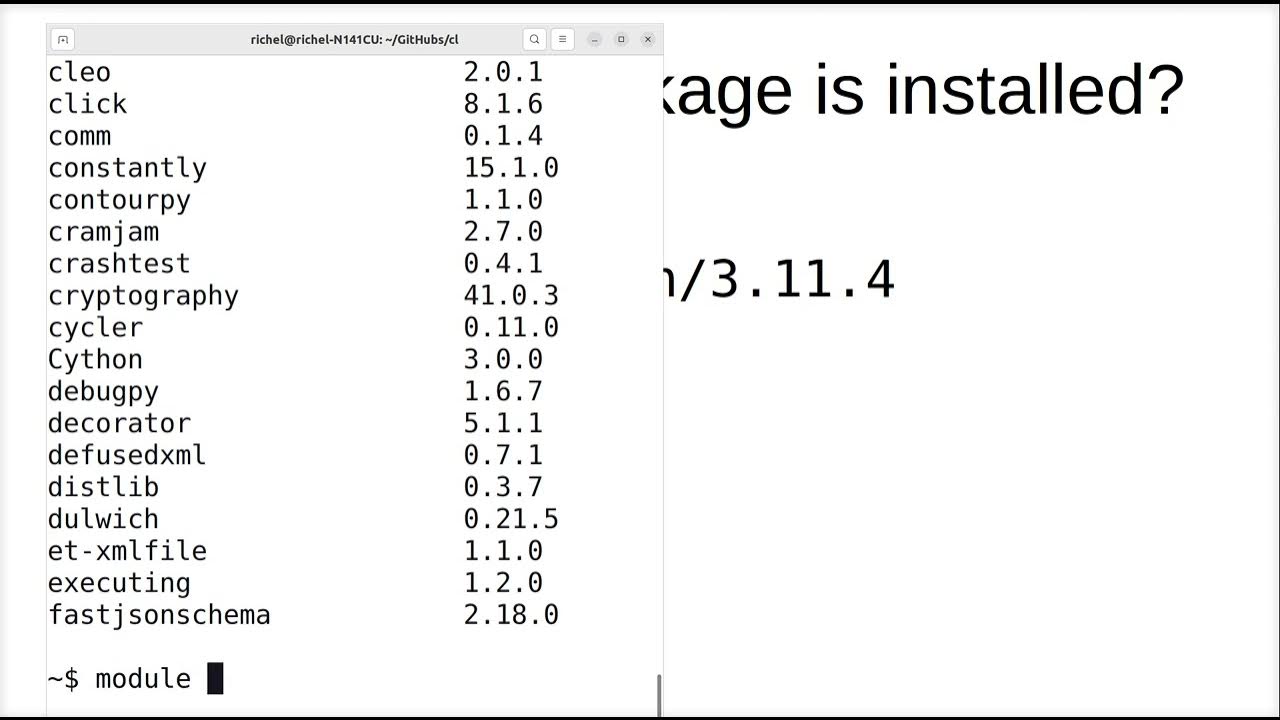 Load and use Python packages on the UPPMAX and HPC2N HPC clusters - YouTube