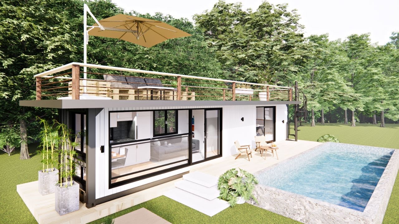 Amazing Small House Design | Container House - YouTube