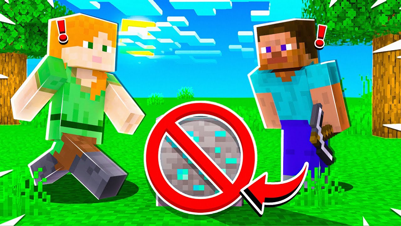 Beating Minecraft, but Mining is ILLEGAL! - YouTube