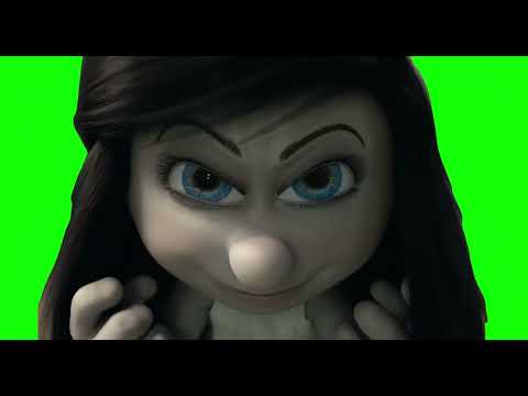 The Smurfs 2 - Evil Smurfette Transforming - Green Screen