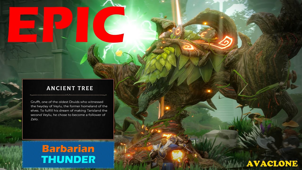 Tarisland MMO - Ancient Tree [EPIC] - Barbarian DPS (POV) - Melocoton ...