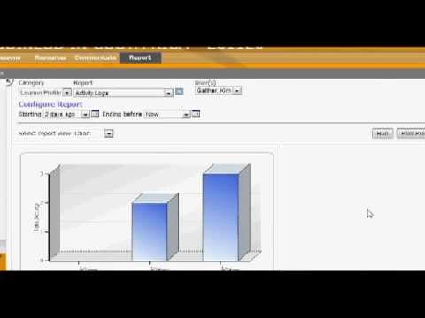 Lessons and Reports - Using the Angel Learning System, Connected Campus ...