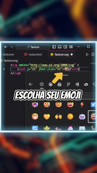 Como usar emojis como favicon #html5css3 #programador #webdevelopment # ...