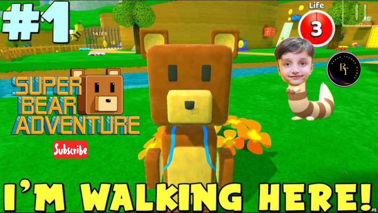 Super Bear Adventure Game play - YouTube