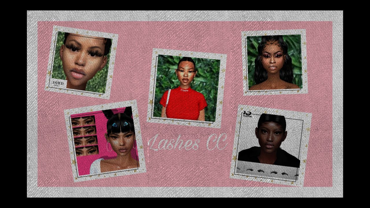 BEST EYELASH CC + MUST HAVE | FOLDER DOWNLOAD | SIMS 4 - YouTube