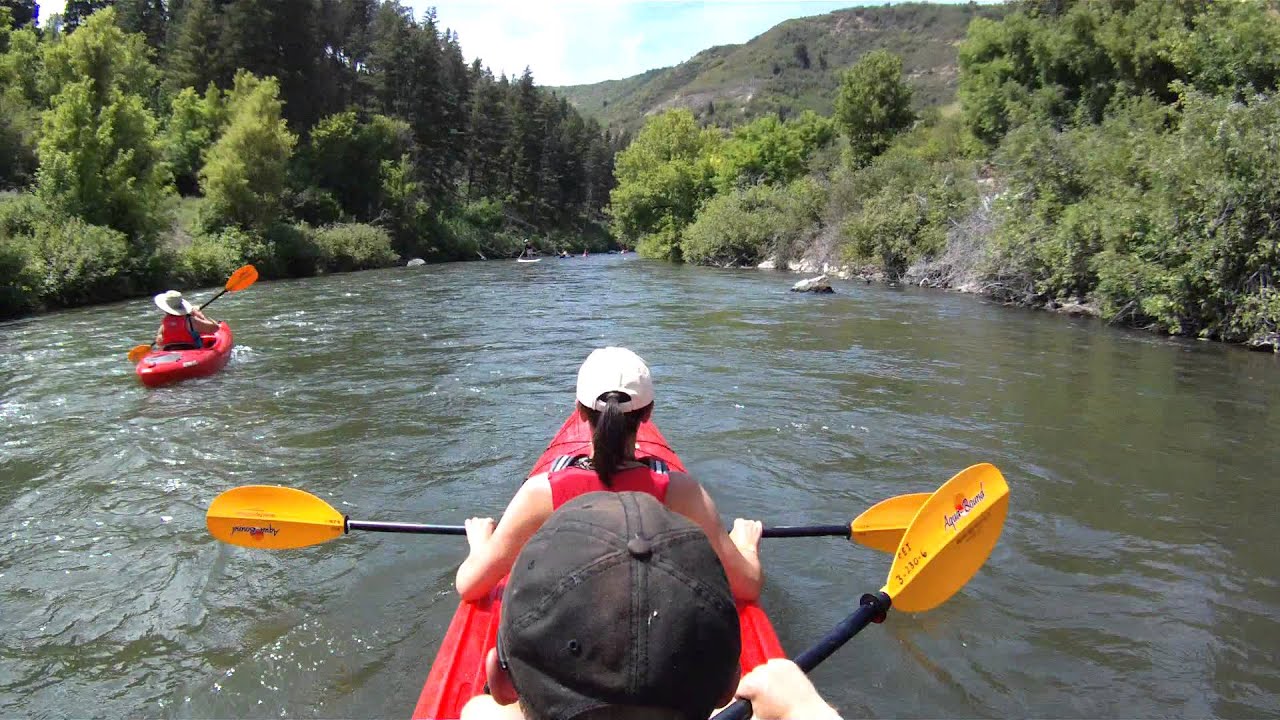 Kayaking The Provo River - Deer Creek Dam to Vivian Park - YouTube