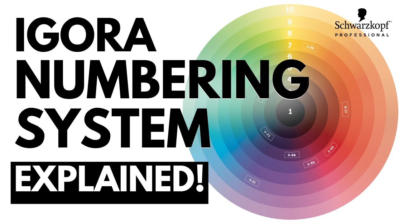 Confused by Hair Color Numbers? IGORA Numbering System Explained - YouTube
