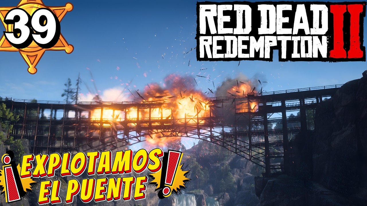¡EXPLOSIÓN ÉPICA! 🧨 ¡Arthur VUELA un PUENTE! 💥 RDR2 | RoyetexGamer ...