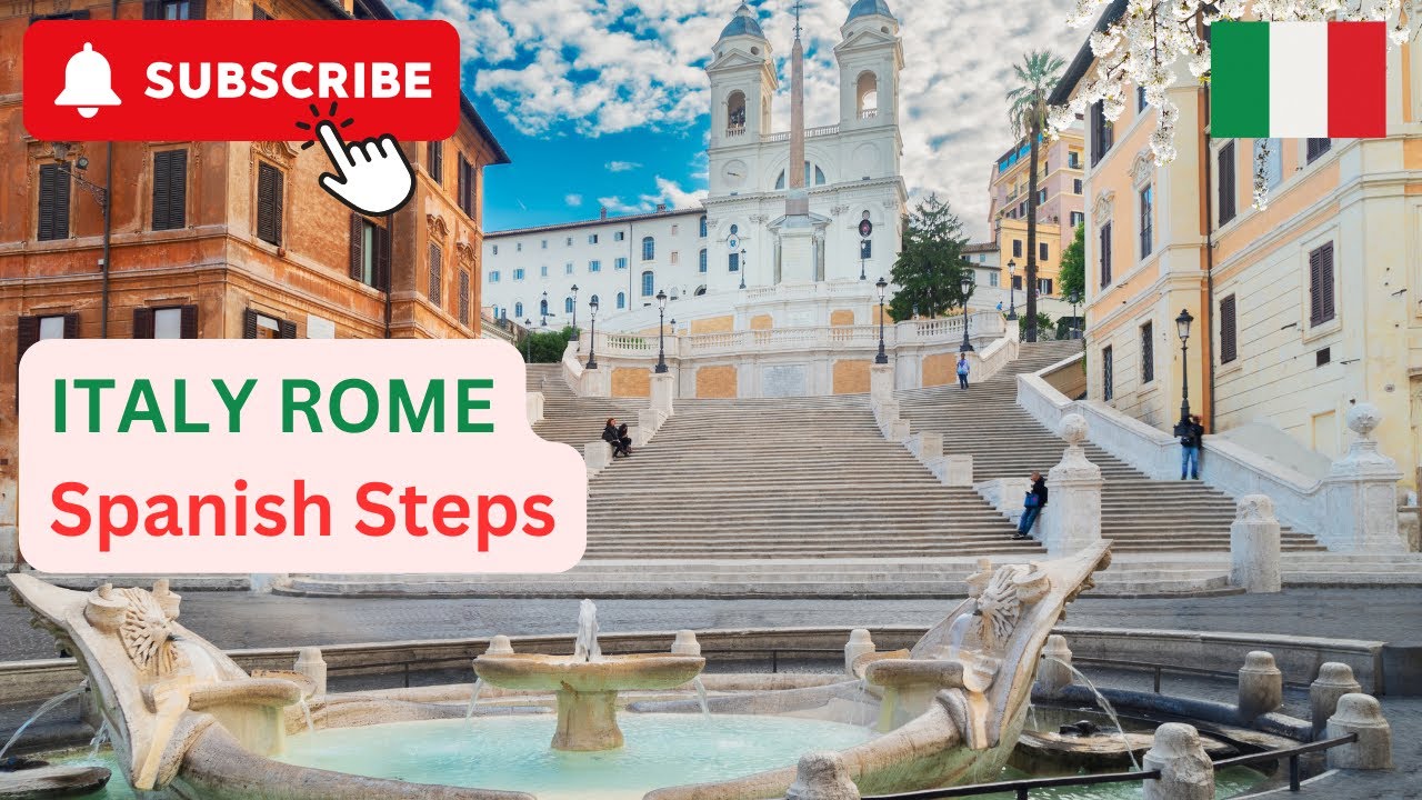 Rome, Italy | Spanish Steps - Summer Walking Tour - YouTube