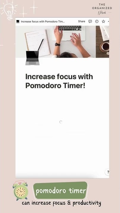 Add a pomodoro timer to your Notion ⏰ from pomofocus.io 💫 #productivity #notion #pomodoro - YouTube