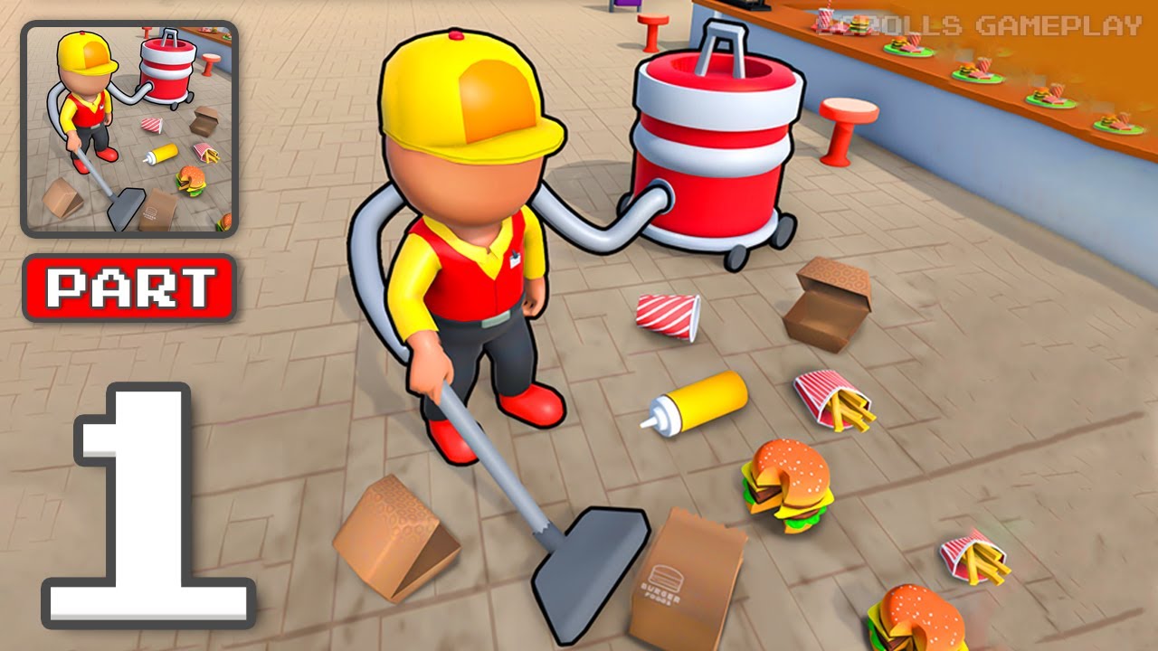 Clean Up Crew Restaurants Rush - Gameplay Walkthrough Part 1 - Be the ...