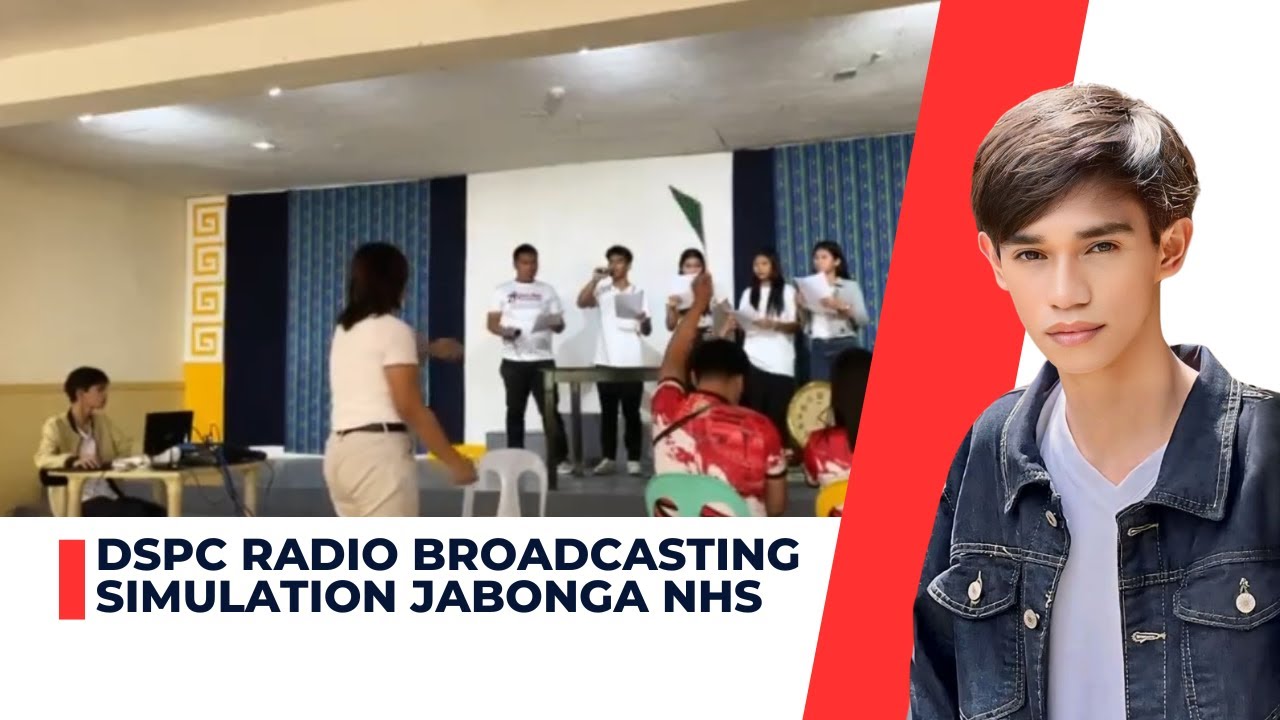 DSPC Radio Broadcasting Simulation Jabonga NHS DXRA 107.5 Stellar News - YouTube