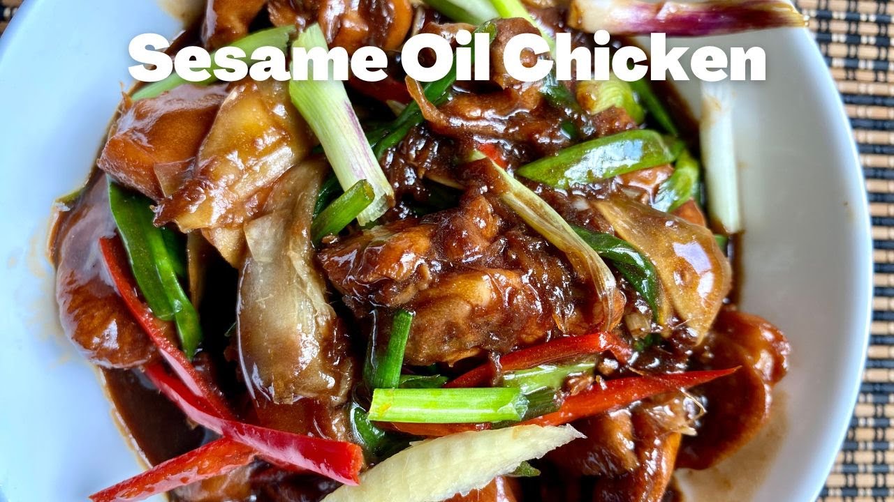 Quick & Easy Sesame Oil Chicken - YouTube
