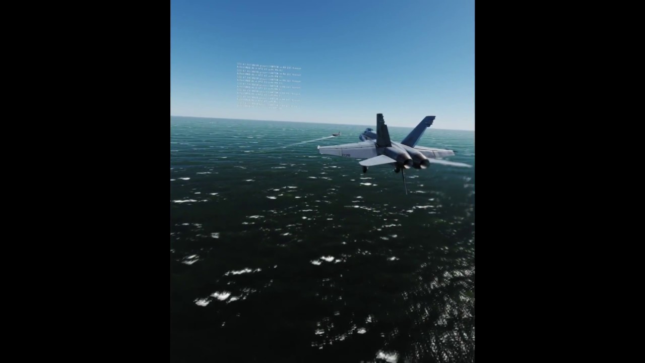 DCS World - Carrier landing - External - YouTube
