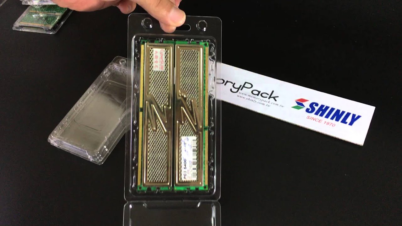 1920 ram memory module packaging ddr plastic box clamshell (www ...