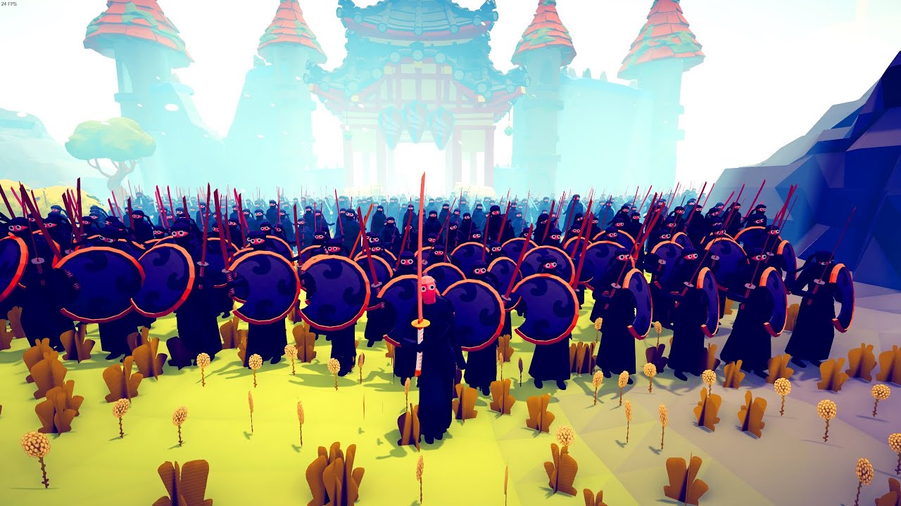 250x NINJA ATTACK SAMURAI CASTLE - Totally Accurate Battle Simulator ...