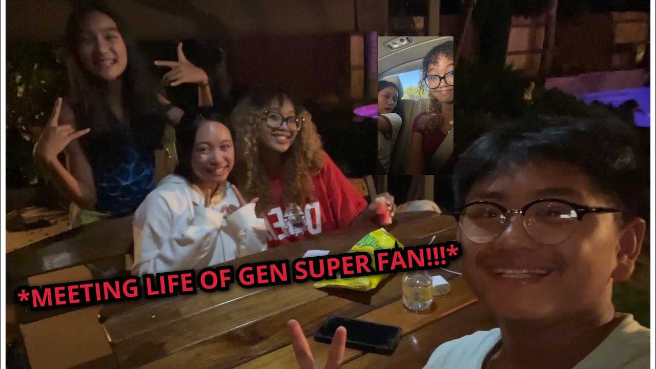 MEETING *Life Of Gen* SUPER FAN💯!!! - YouTube