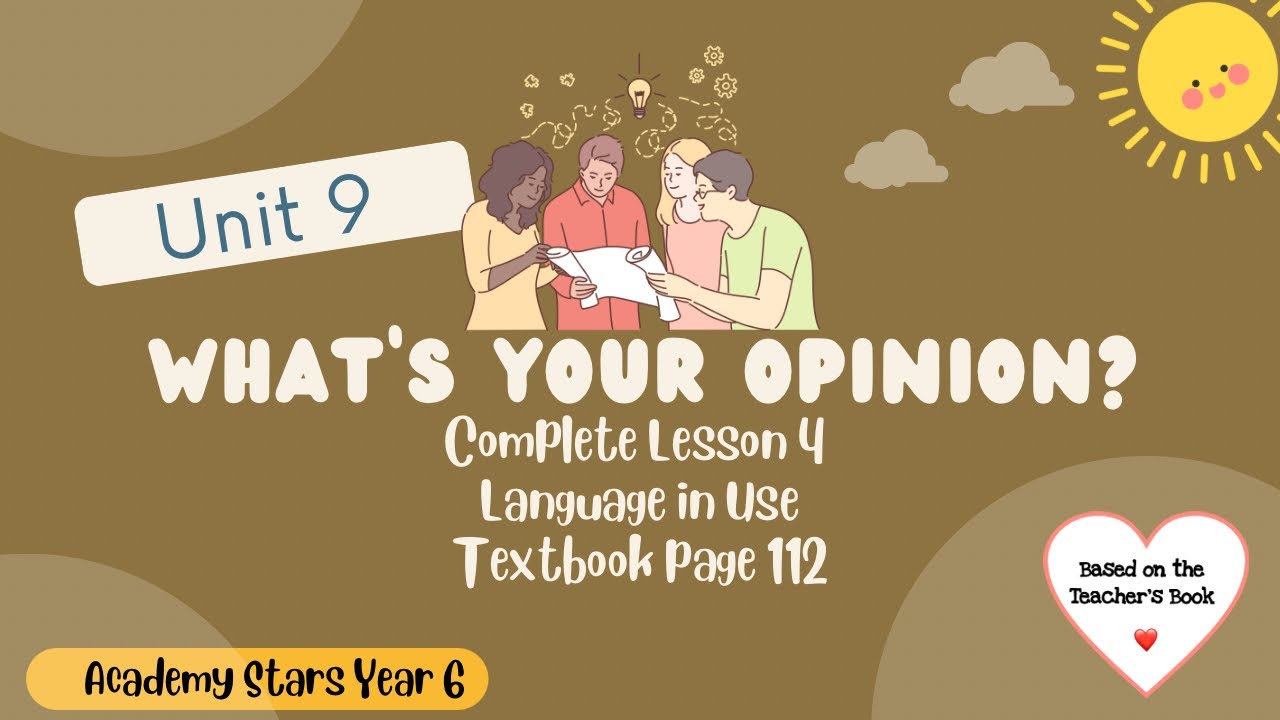 ACADEMY STARS YEAR 6 | TEXTBOOK PAGE 112 | UNIT 9 | LESSON 4 | LANGUAGE ...