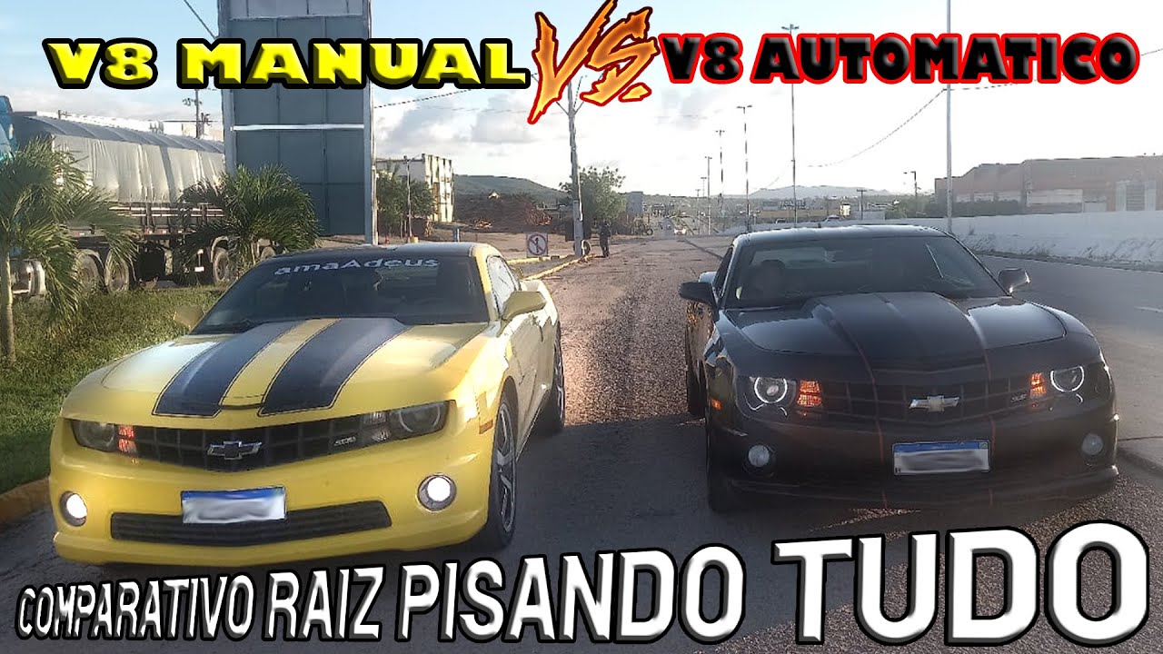 Camaro Ls3 SS manual V8 VS Camaro L99 SS Automático V8! BATALHA DE V8 ...