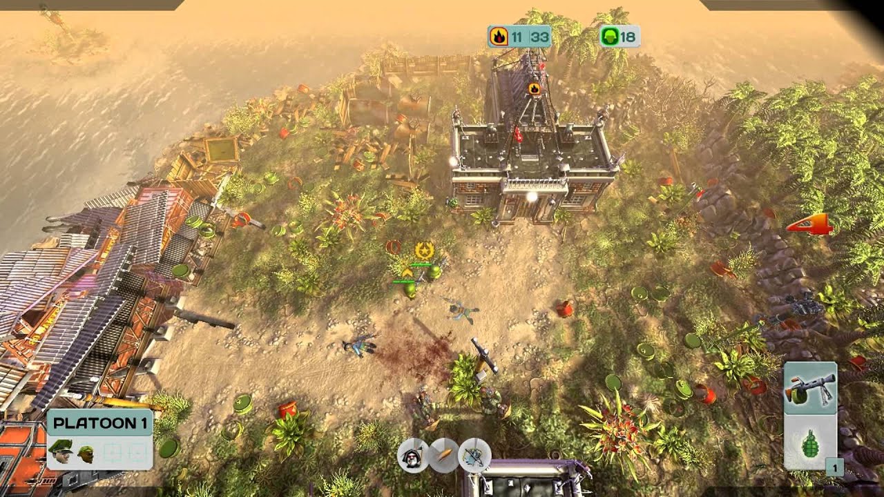 Cannon Fodder 3 mission 10 walkthrough - YouTube