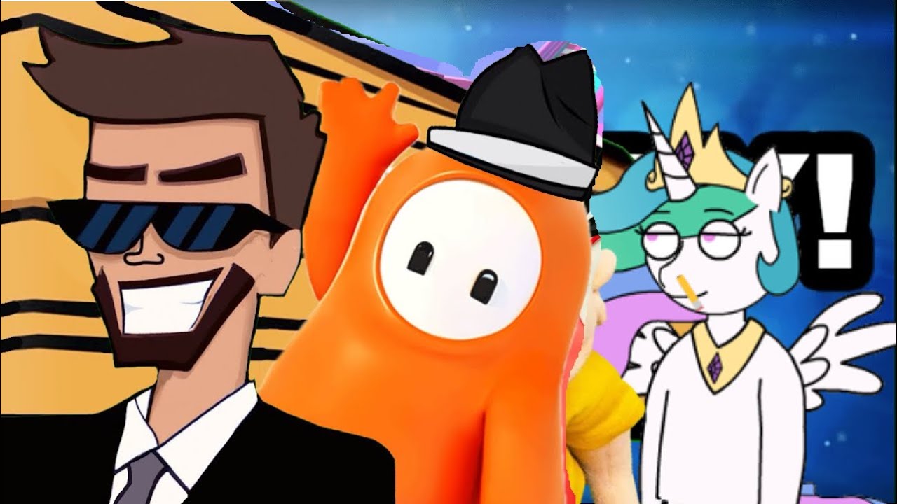 Fall Guys Logic and Pony Joey & SML Coffin Dance Mashup @JulioFan24 and Me - YouTube