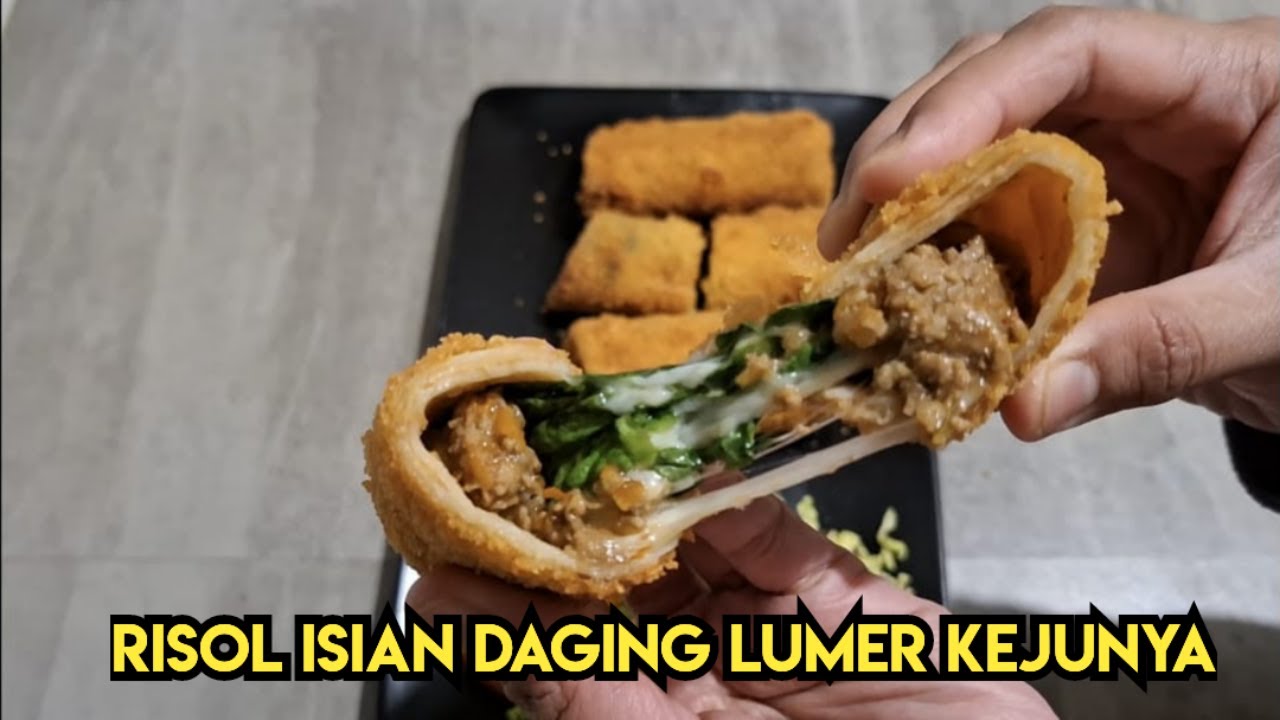 RISOL ISIAN TERBARU, Enak lumer keju mozarellanya. - YouTube