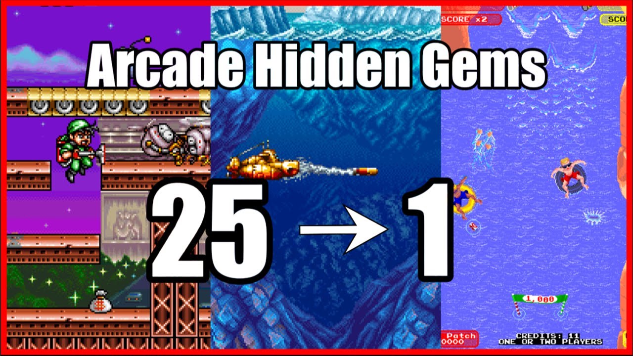 Top 25 Rare And Hidden Gem Arcade Games - YouTube