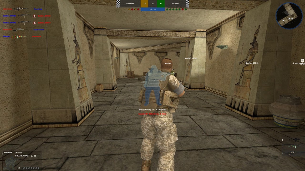 Replacement of Contract Wars → RUSH Team (FPS that runs in the browser ...