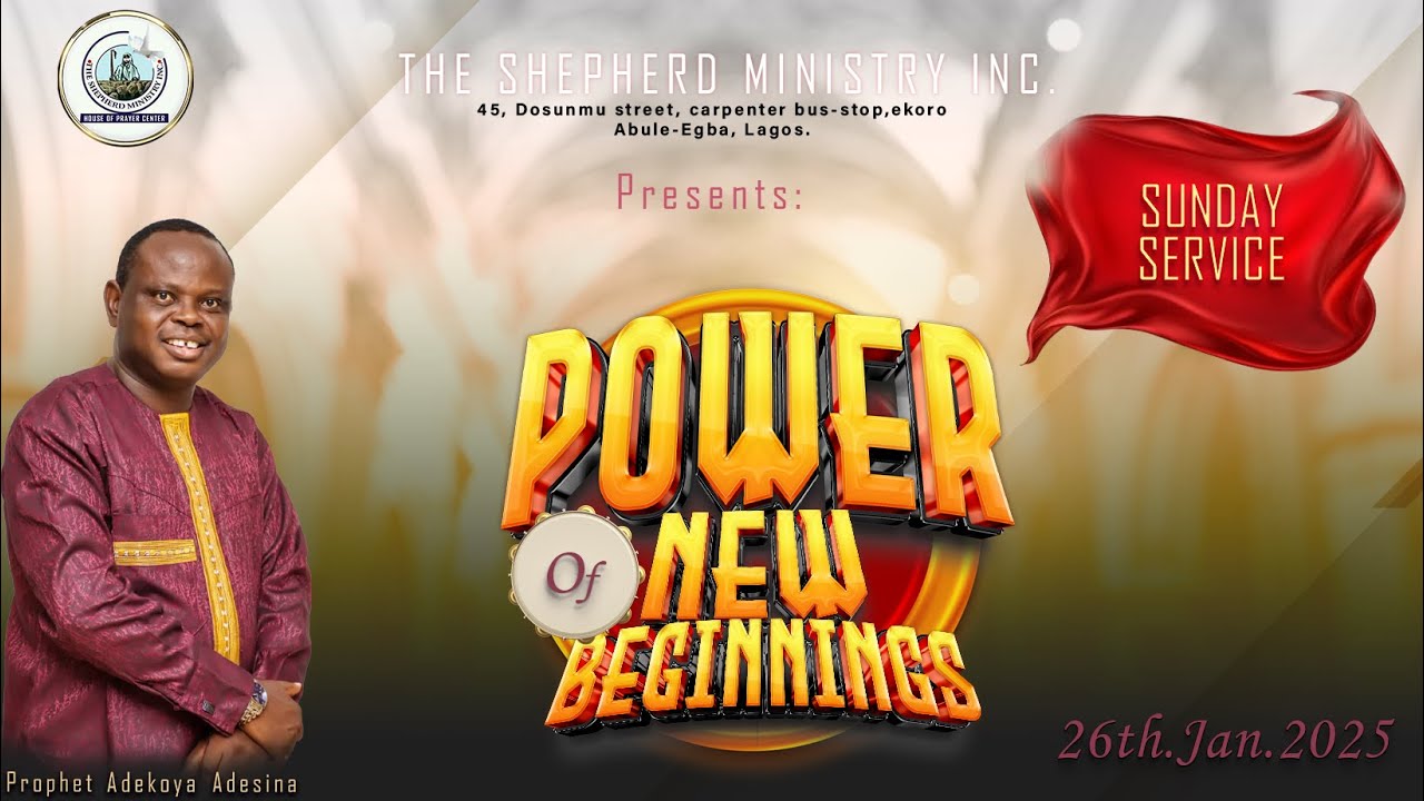 SUNDAY SERVICE WITH PROPHET ADEKOYA ADESINA - YouTube