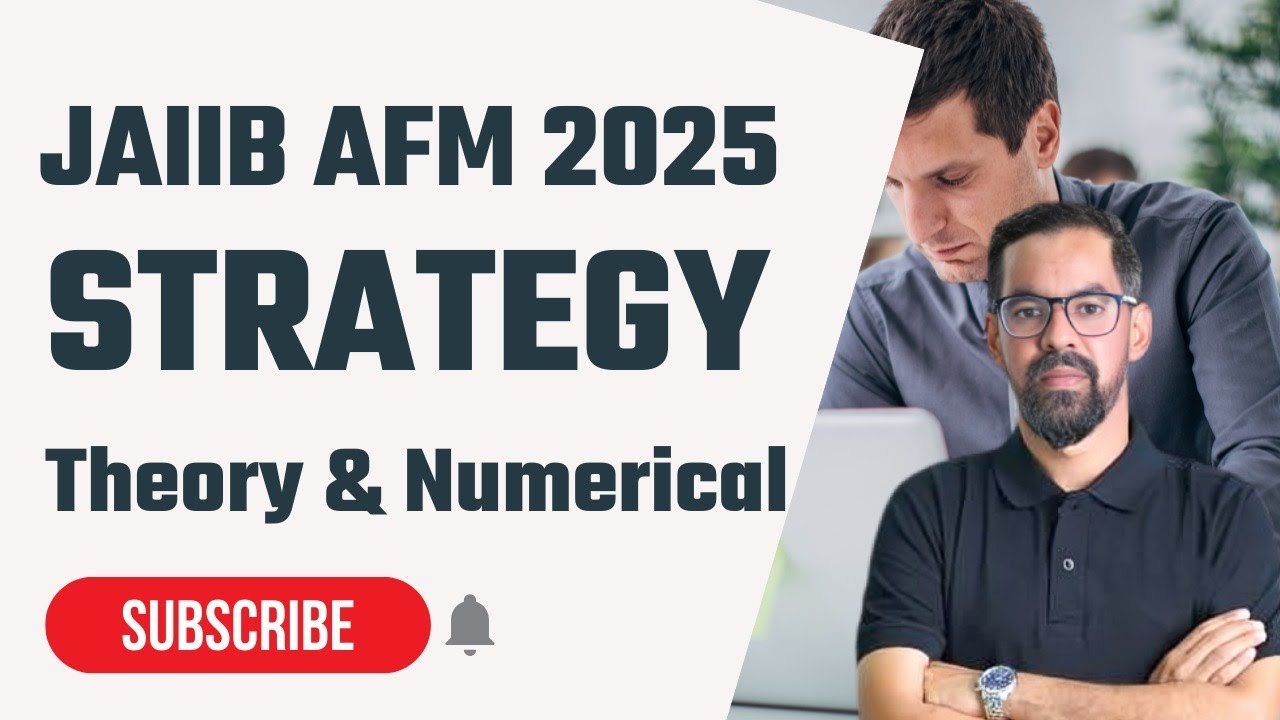 How to Prepare JAIIB AFM | JAIIB 2025 Exam Strategy | JAIIB AFM | JAIIB AFM Guide By Mahesh Sir ...