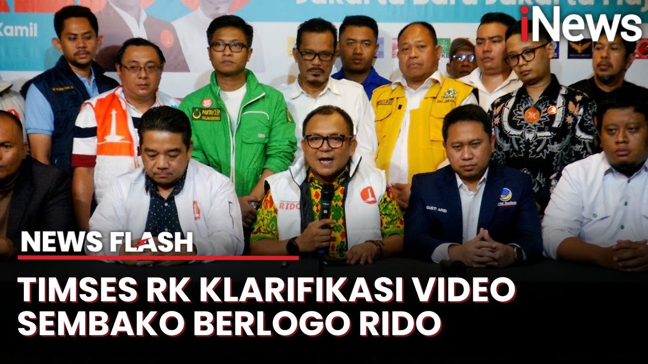 Viral Bansos Pakai Logo RIDO, Timses RK: Itu di Masa Kampanye - YouTube