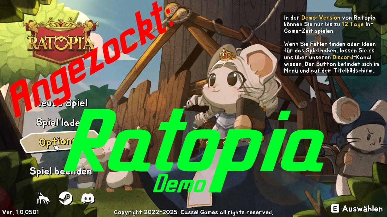 Angezock: Ratopia (Demo) - YouTube