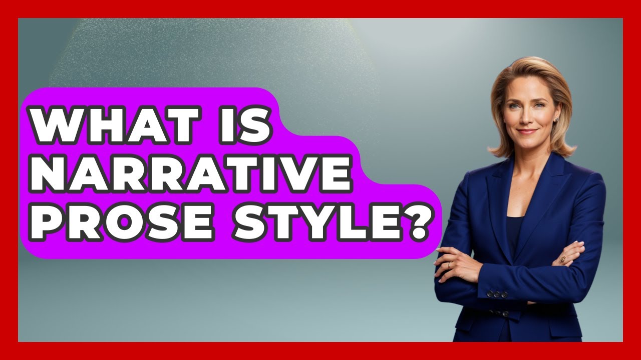 What Is Narrative Prose Style? - Literary Icons - YouTube