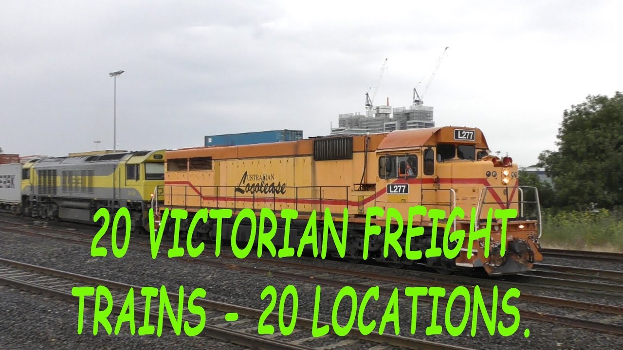 20 Victorian Freight Trains at 20 Different Locations - Australian ...
