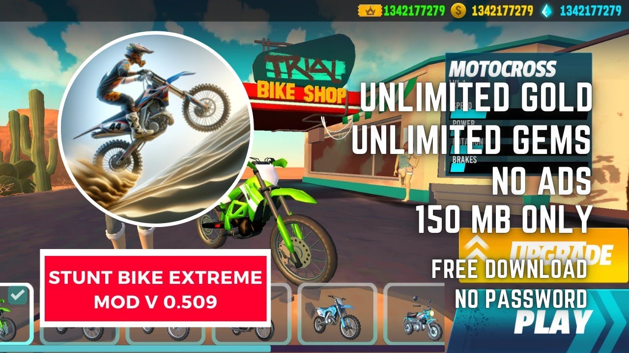Stunt Bike Extreme 0.509 Mod Unlimited Money Gameplay - New Version ...