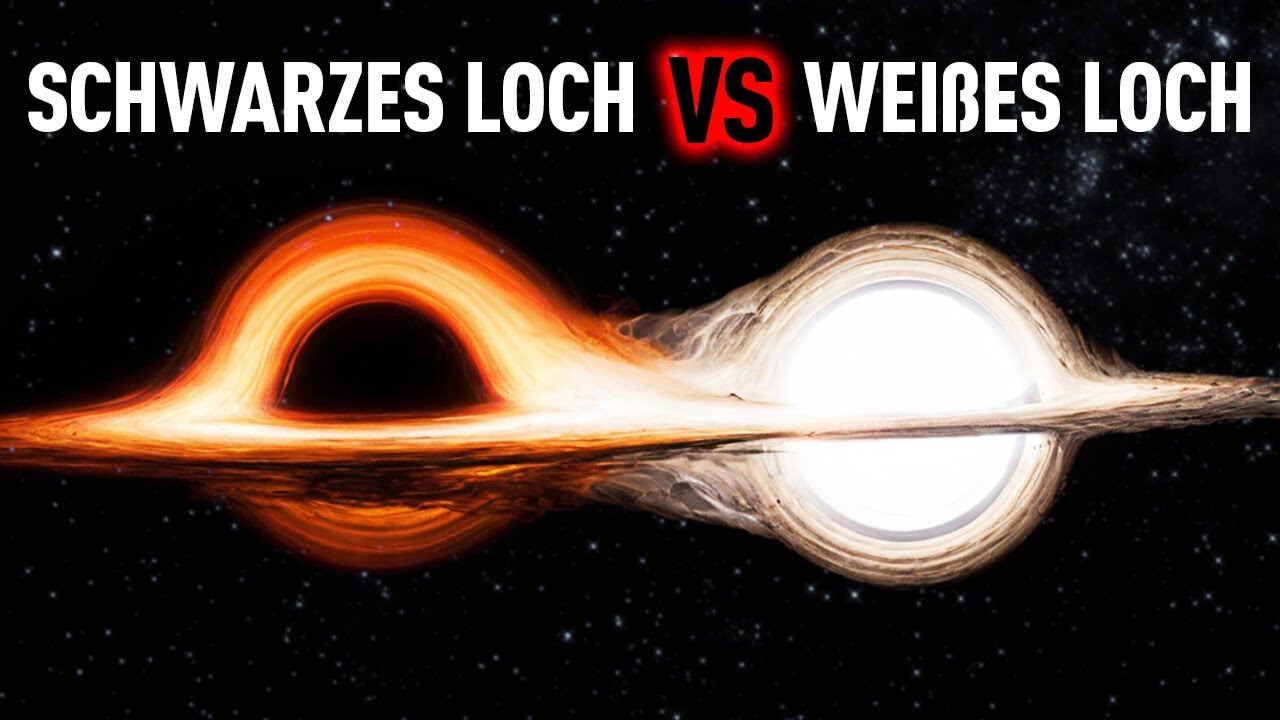 Was passiert, wenn ein Weißes Loch und ein Schwarzes Loch kollidieren ...