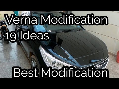 19 Modification On Hyundai Verna | Accessories For Verna | Modification ...