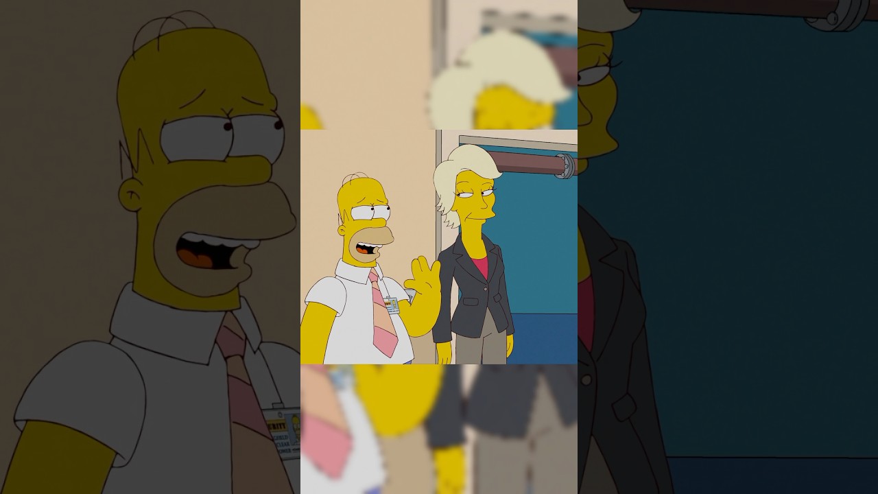 Homer's insidious colleague #simpsons #shorts - YouTube