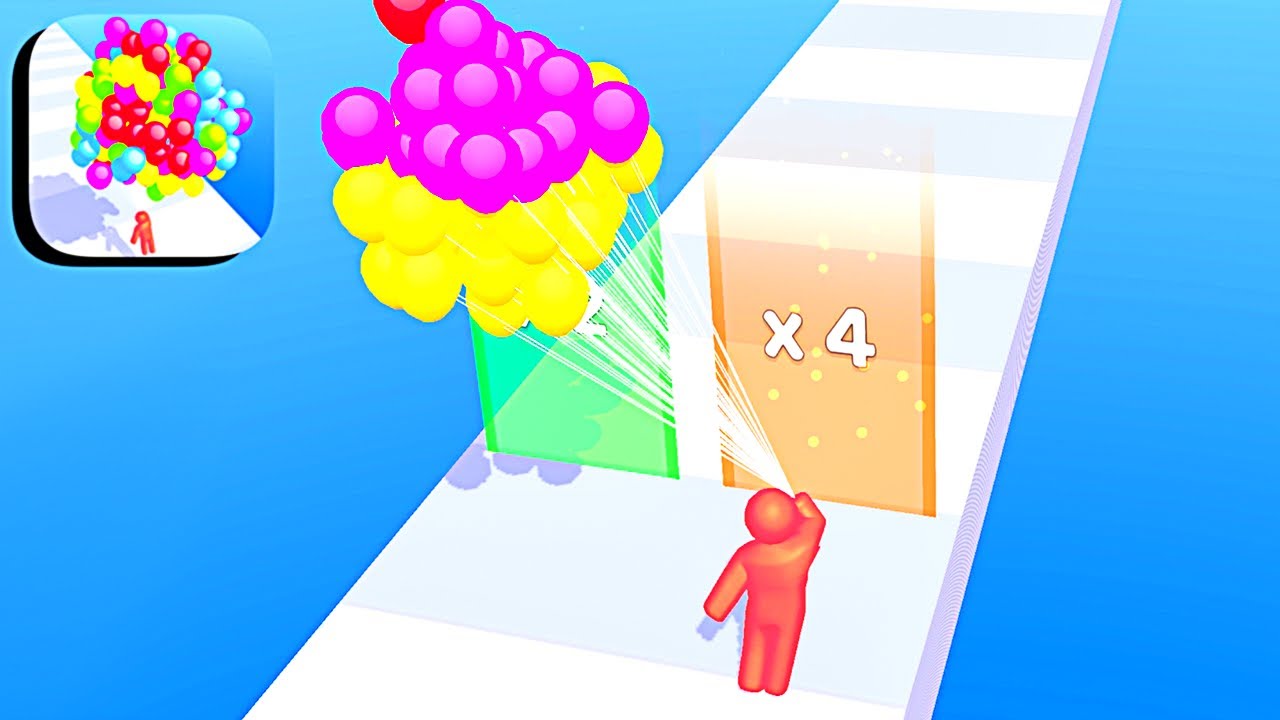 Balloon Runner - All Levels Gameplay Android,ios (Levels 22-25) - YouTube