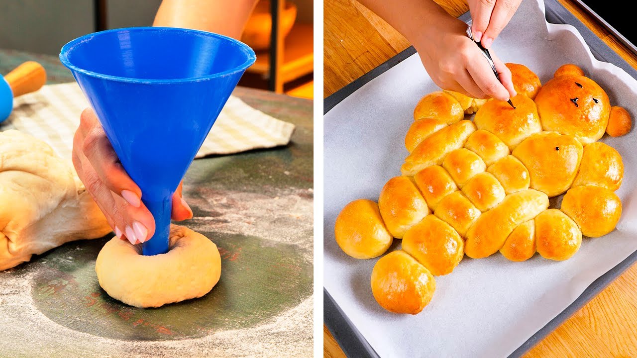 Cool And Delicious Pastry Ideas And Dough Hacks - YouTube