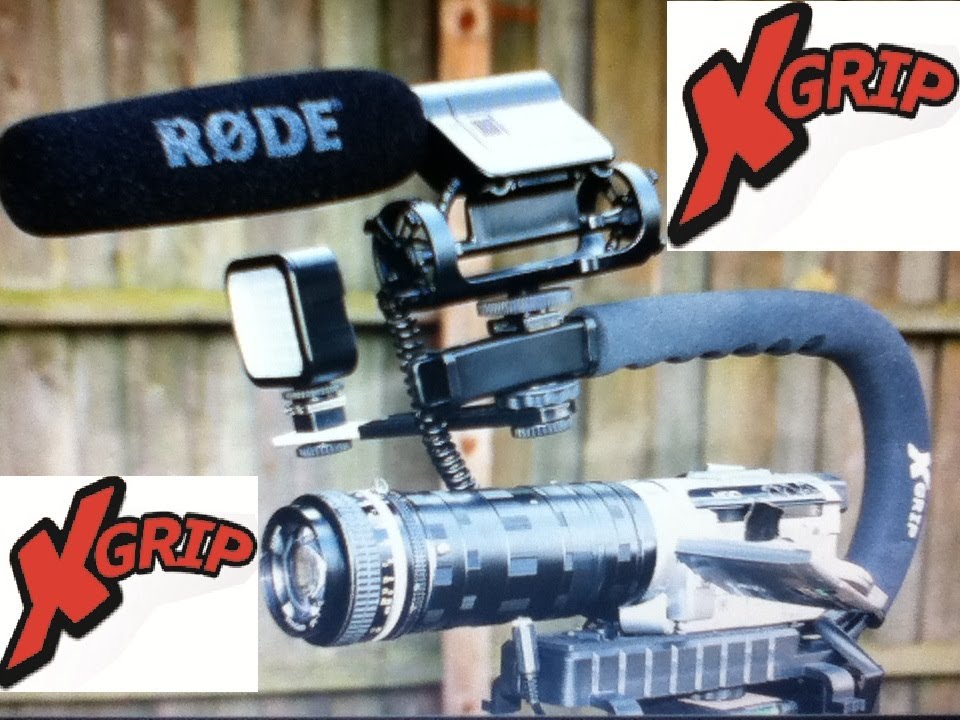 Opteka X-grip camera handle first look and review (must get). - YouTube